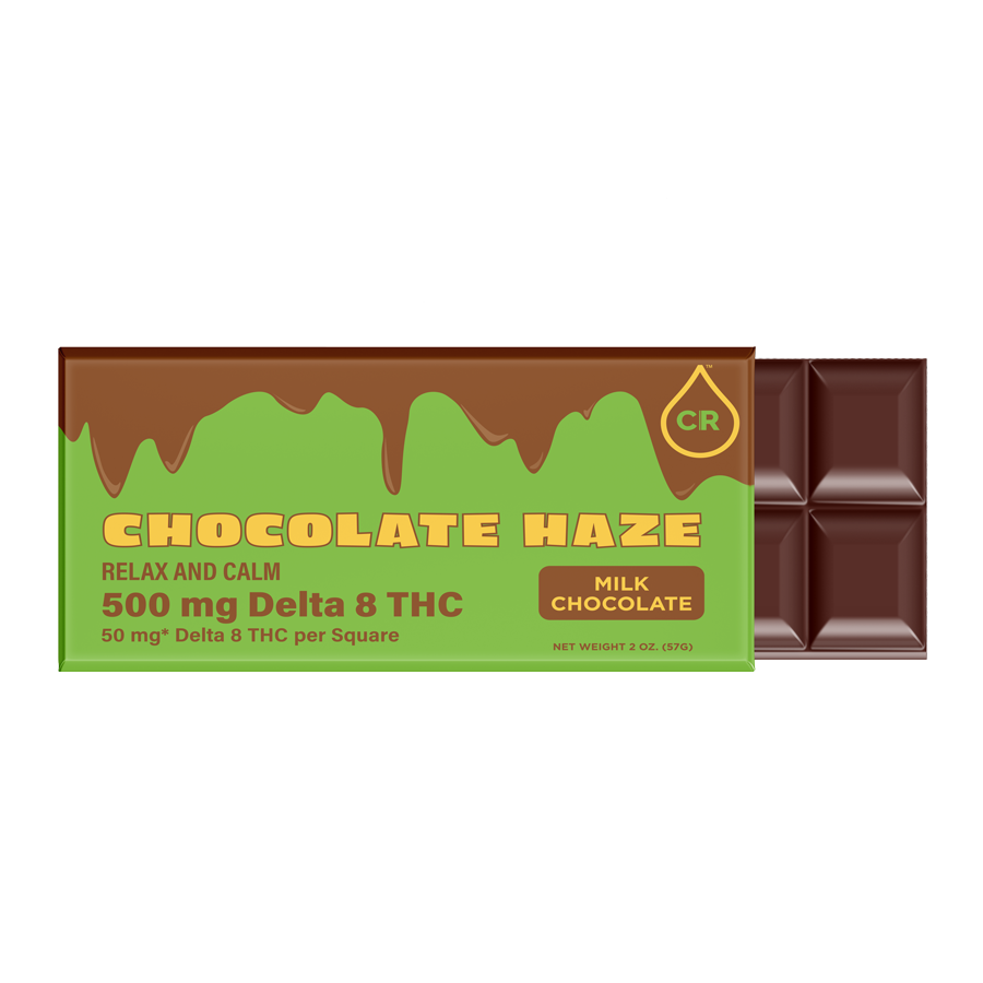 Delta 8 THC Milk Chocolate Haze - 50mg - 500mg – cleanremedieswholesale